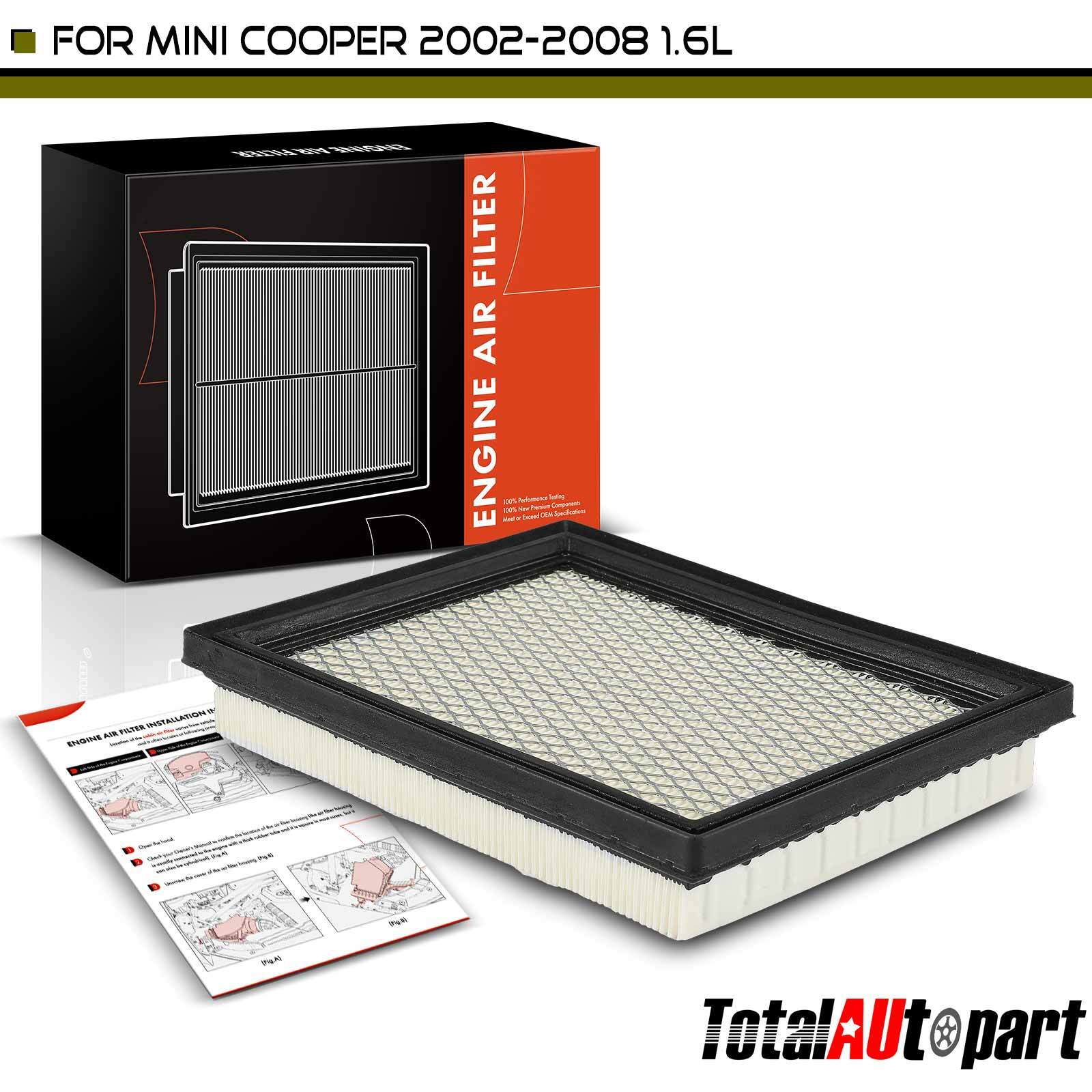 Engine Air Filter for Mini Cooper 2002 2003 2004 2005-2008 L4 1.6L ...