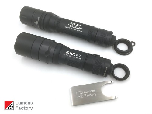 Tailcap Shroud Tool for Surefire E1 E2 EDCL E2T A2 L1 L2 LX2 V2, Z57 ...