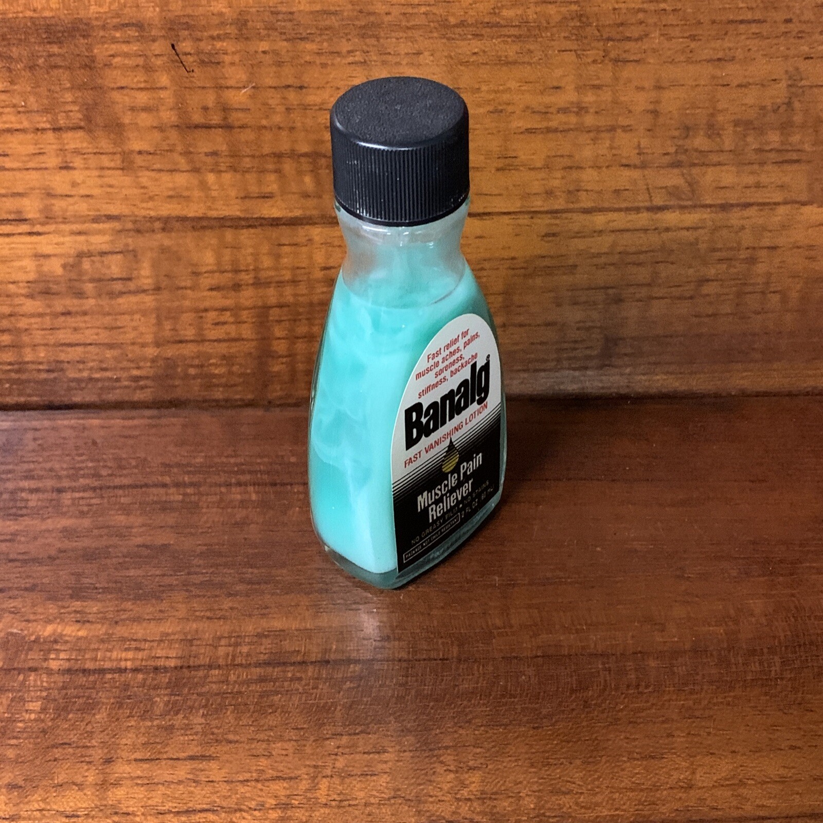 BANALG Arthritic Pain Reliever Fast Vanishing Lotion NOS 2fl oz NEW NO ...