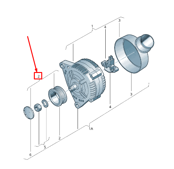 Genuine Alternator Pulley Audi VW 059903119K for sale online | eBay UK