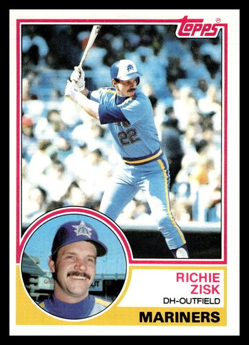 1983 Topps #368 Richie Zisk Seattle Mariners Baseball VG/EX | eBay