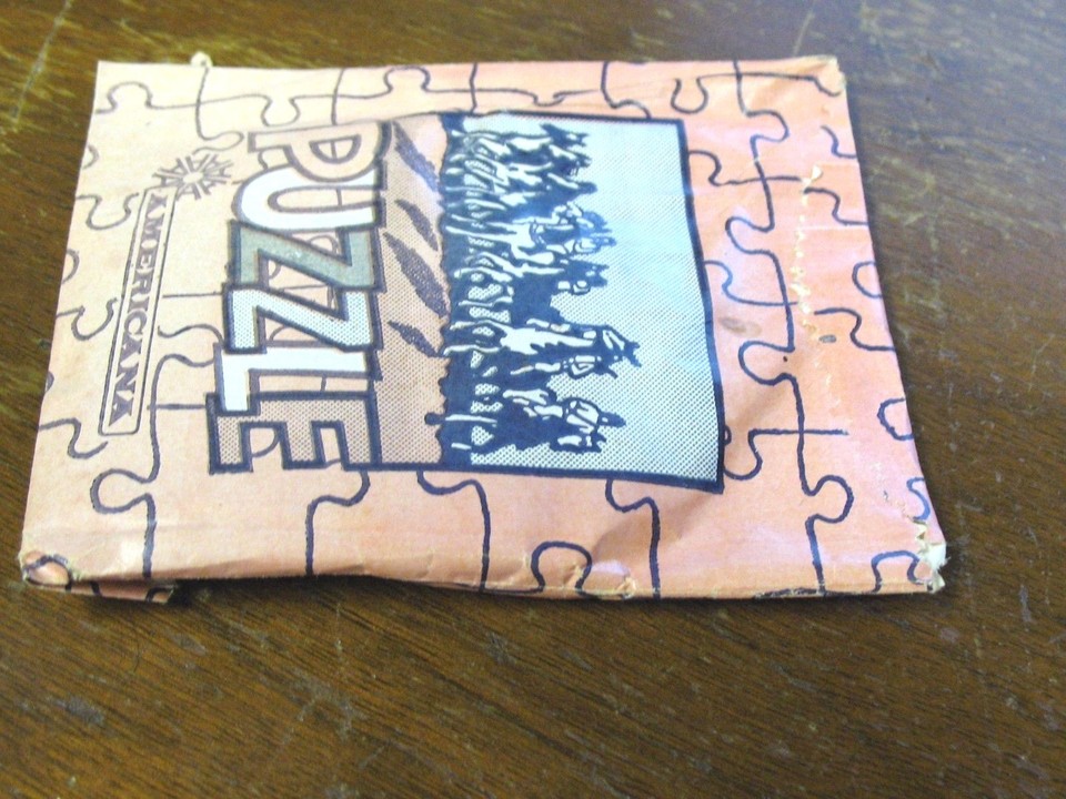 Vintage Americana Sweets & Novelty Corp Collectible Mini Puzzle Made in ...