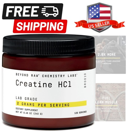Ultra-Concentrated Creatine HCl Powder for Muscle Growth & Energy - 120 ...