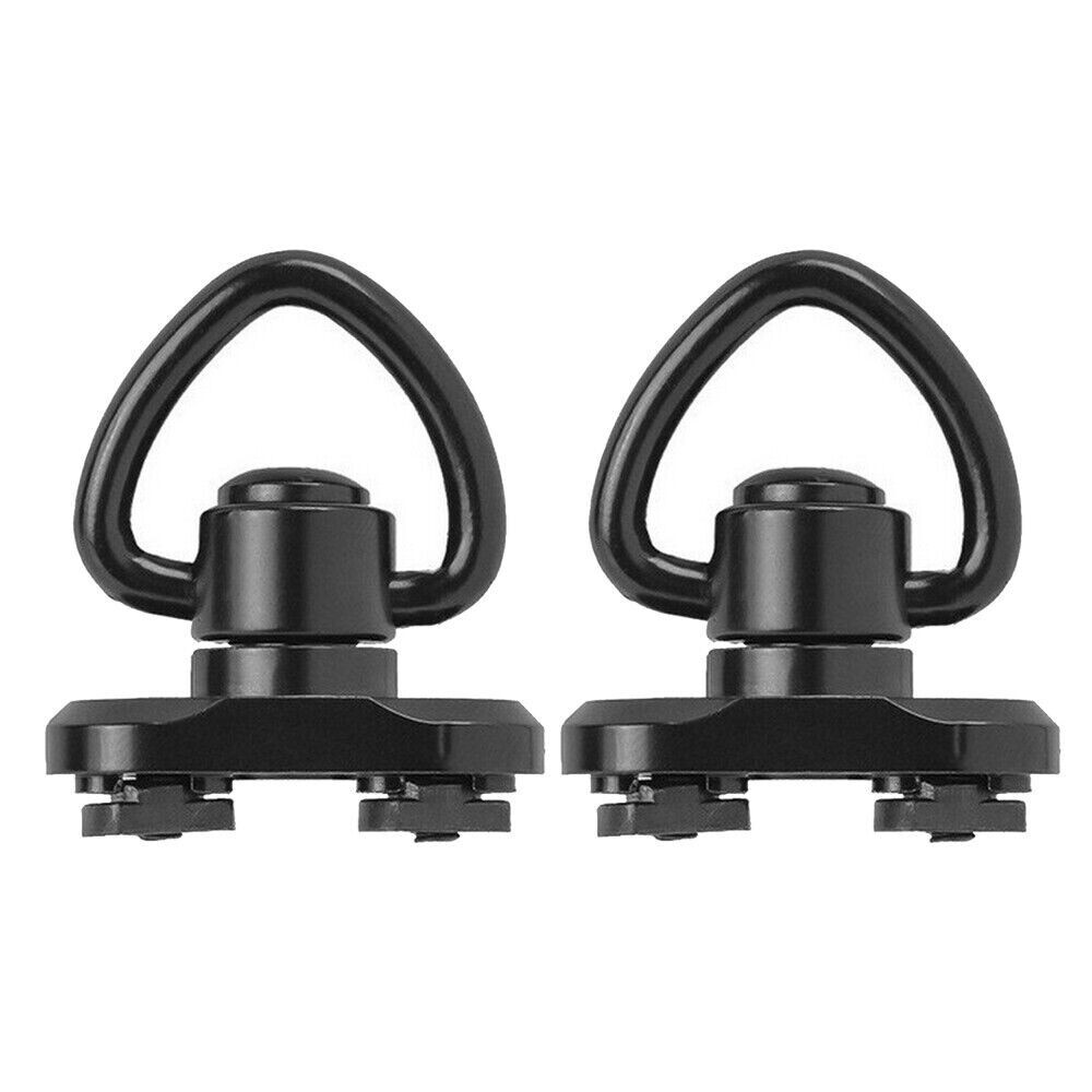 2Pack M-LOK MLOK Quick Release Sling Mount Push Button QD Sling Swivel ...