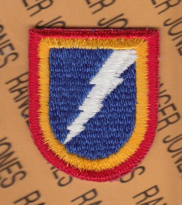 US Army 1st Sq 101st Cavalry LRSD Airborne beret flash patch Type 1 c/e ...