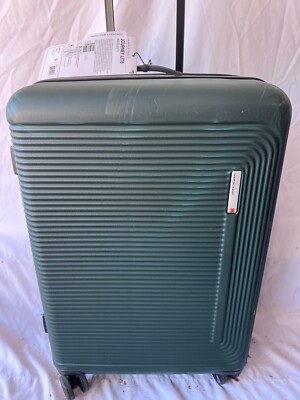 Sharper Image Journey Lite 24" Hard Case Medium Luggage Suitcase Green ...