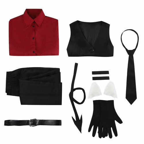 Helltaker Cerberus Cosplay Costume Women Outfit Suit Halloween the ...