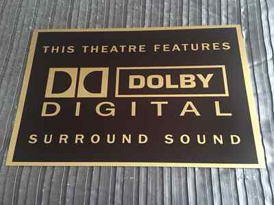 Dolby Digital Classic Home Cinema Sign | eBay