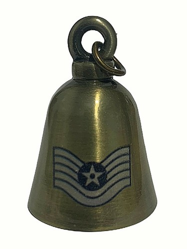 Technical Sergeant Air Force Military Rank Bronze Motorcycle Guard Bell ...