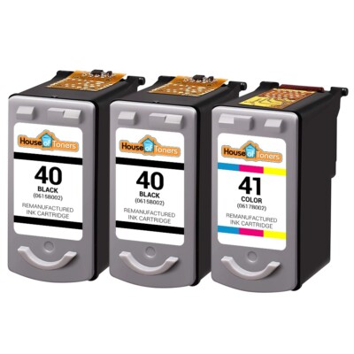 3PK PG40 Blk & CL41 COLOR Ink Printer Cartridge for Canon PIXMA MP150 ...