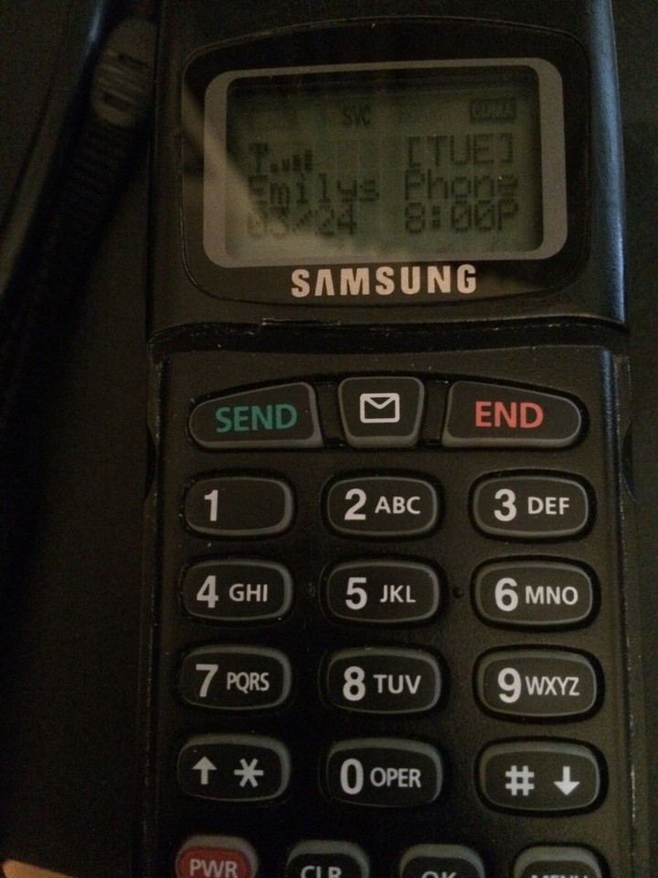 Vintage Samsung SCH-210 GTE Digital Cellular Phone Complete In Box Tech ...