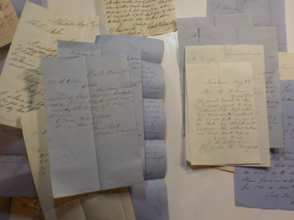 100 Antique Letters 1800s Aiken Family Archive Correspondence Lot ...