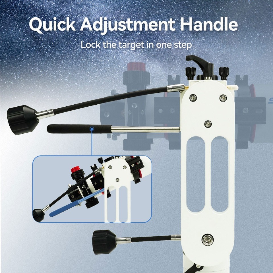 SVBONY SV225 Alt-Azimuth Telescope Mount 10KG Load w/Vixen Standard ...