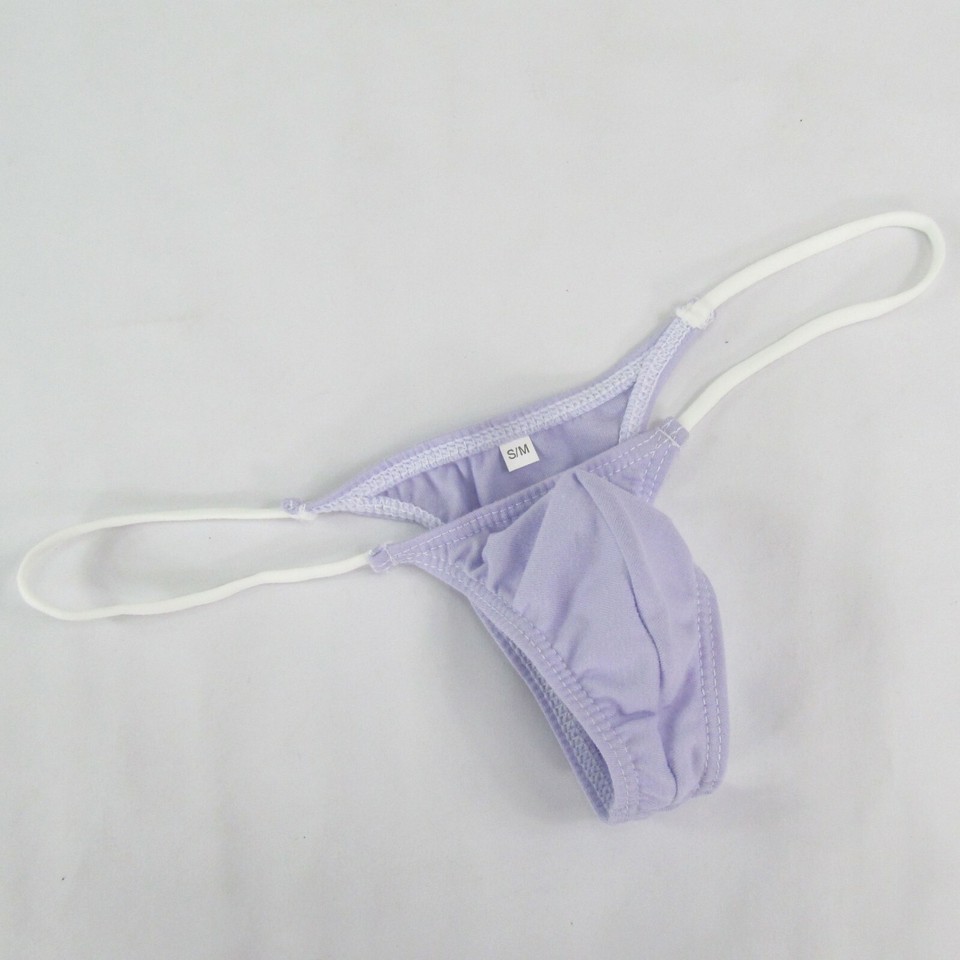 K205 C Mens Micro Bikini Thong String waist Fine Cotton Soft Smooth ...