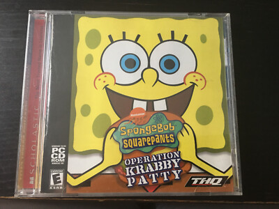 SpongeBob SquarePants: Operation Krabby Patty PC CD Rom (PC, 2001 ...