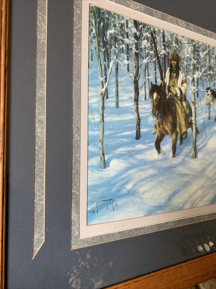 “Through the Aspens” Robert Duncan Native American Indian Oak Wood ...