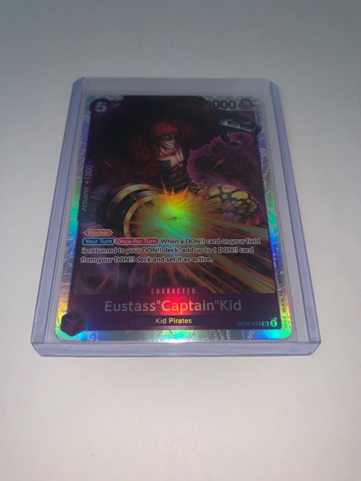 Eustass Captain Kid OP05-074 SR Awakening of the New Era One Piece TCG ...