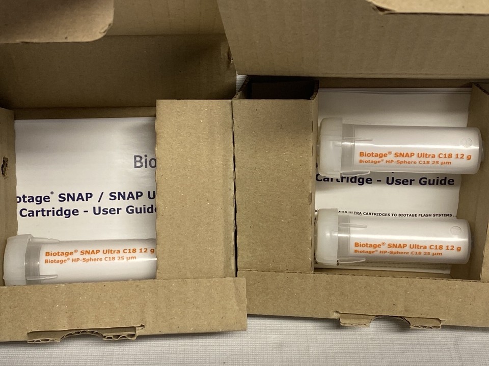 (3) BIOTAGE SNAP Ultra C18 Cartridge Columns 12g FSUL-0401-0012 | eBay