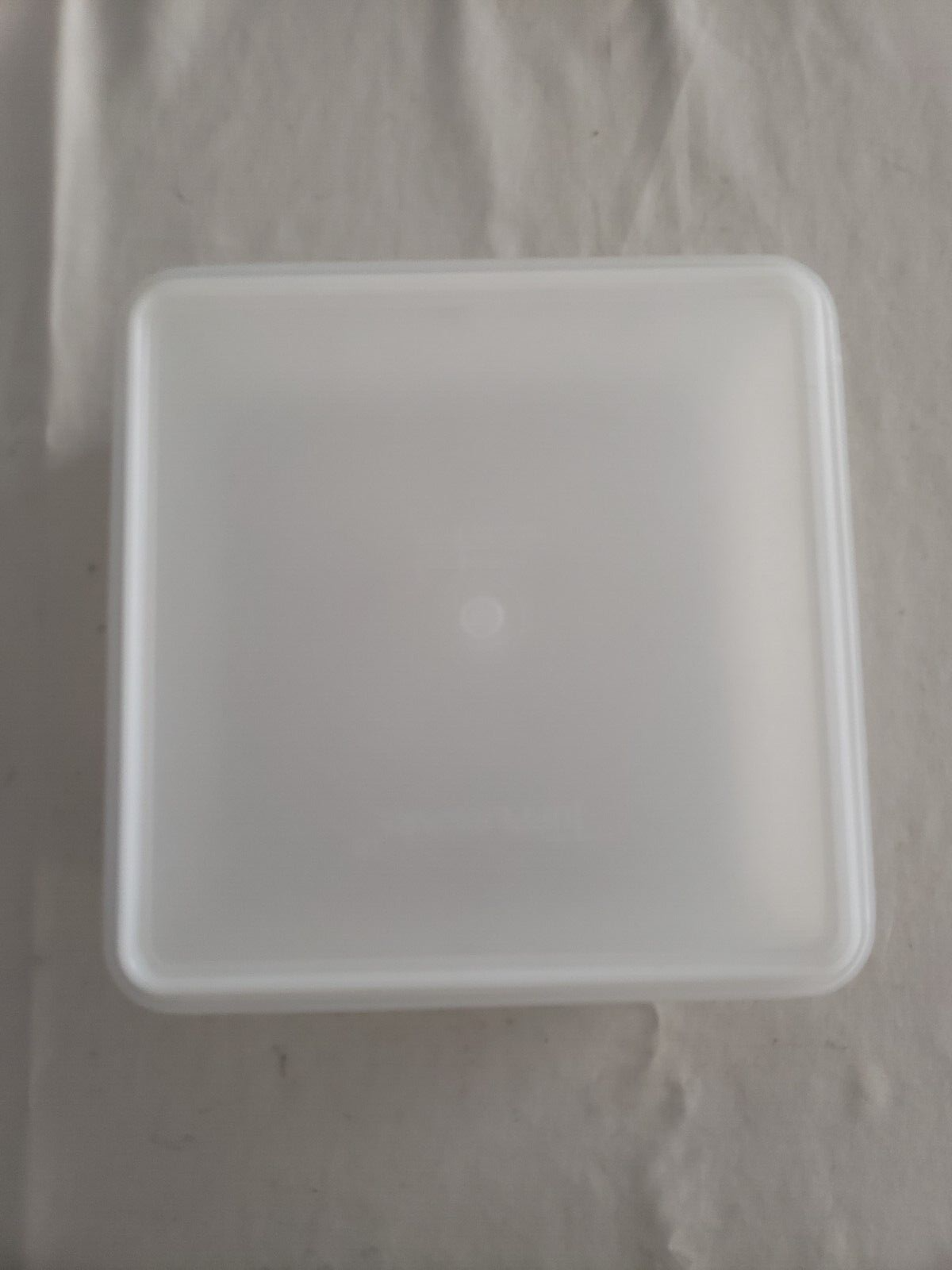 VTG Tupperware Snack-Stor Storage 9x9x3 Square Container 514-3 w/ Lid ...