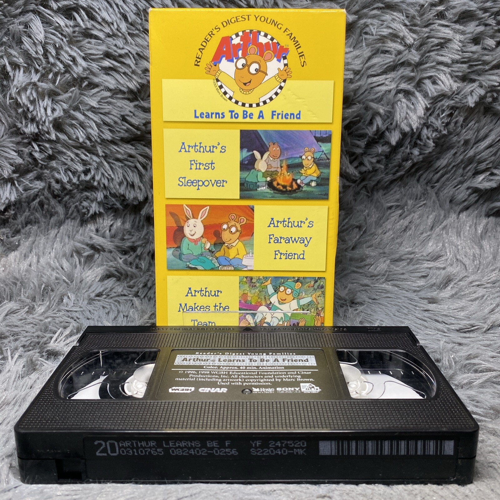 Arthur Learns To Be A Friend VHS Tape 2002 Readers Digest Young ...