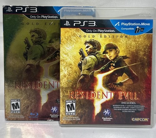 Resident Evil 5 Gold Edition Sony PlayStation 3 PS3 Game Capcom Horror ...