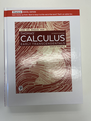 Thomas Calculus : Early Transcendentals by Hass Heil Bogacki Weir ...