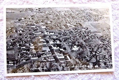 VINTAGE REAL PHOTO POSTCARD ALTURAS CALIFORNIA AERIAL VIEW 1950'S | eBay