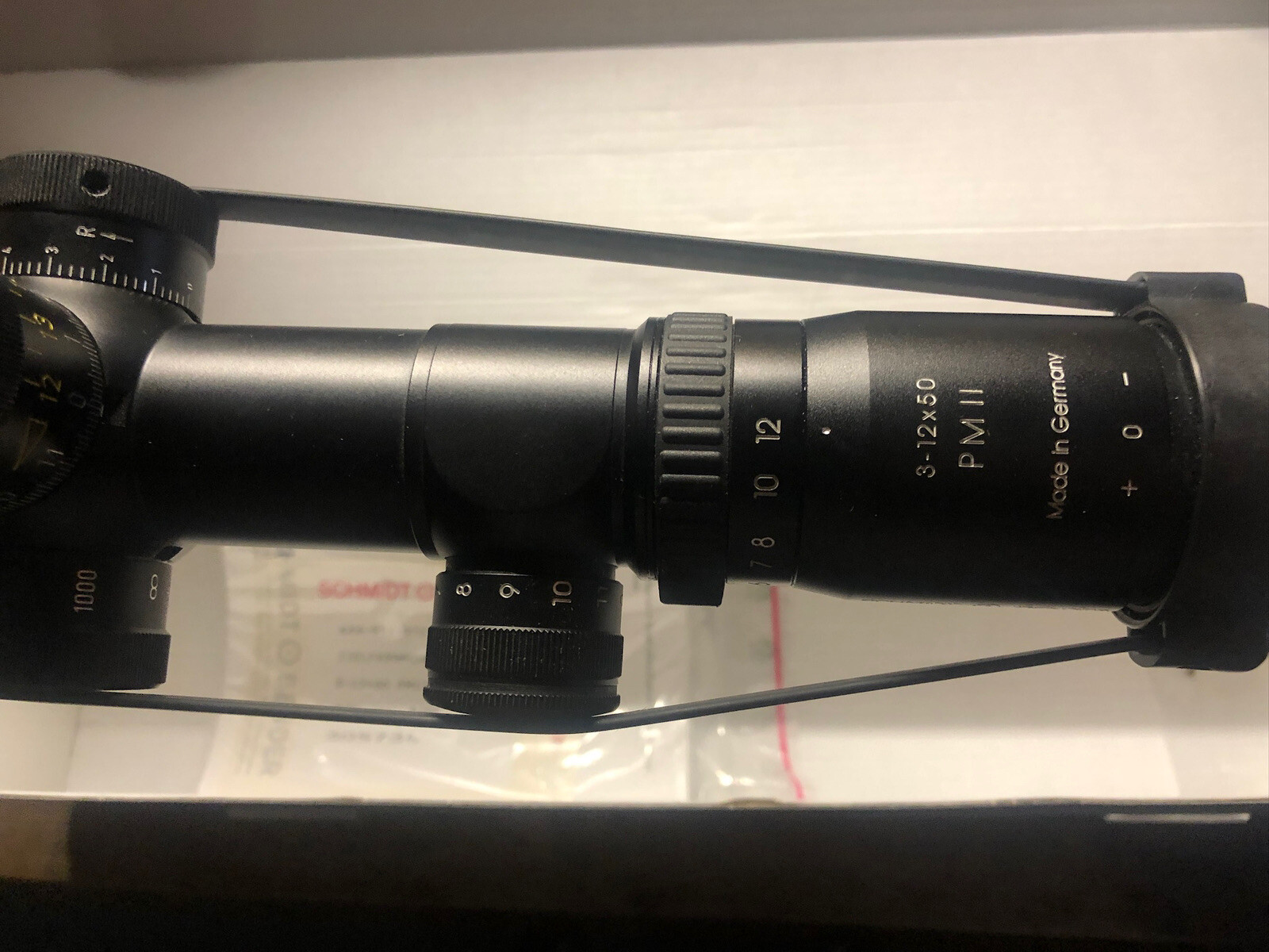 Schmidt Bender PMII Riflescope 3-12x50 34mm MTC Gen II Mildot .1 MRAD ...