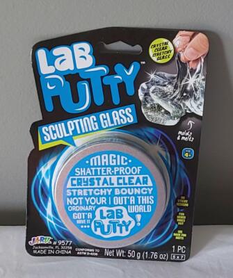 LAB PUTTY Sculpting Glass Ja-Ru Toys #9577 One MOC Crystal Clear Stretchy JA RU | eBay
