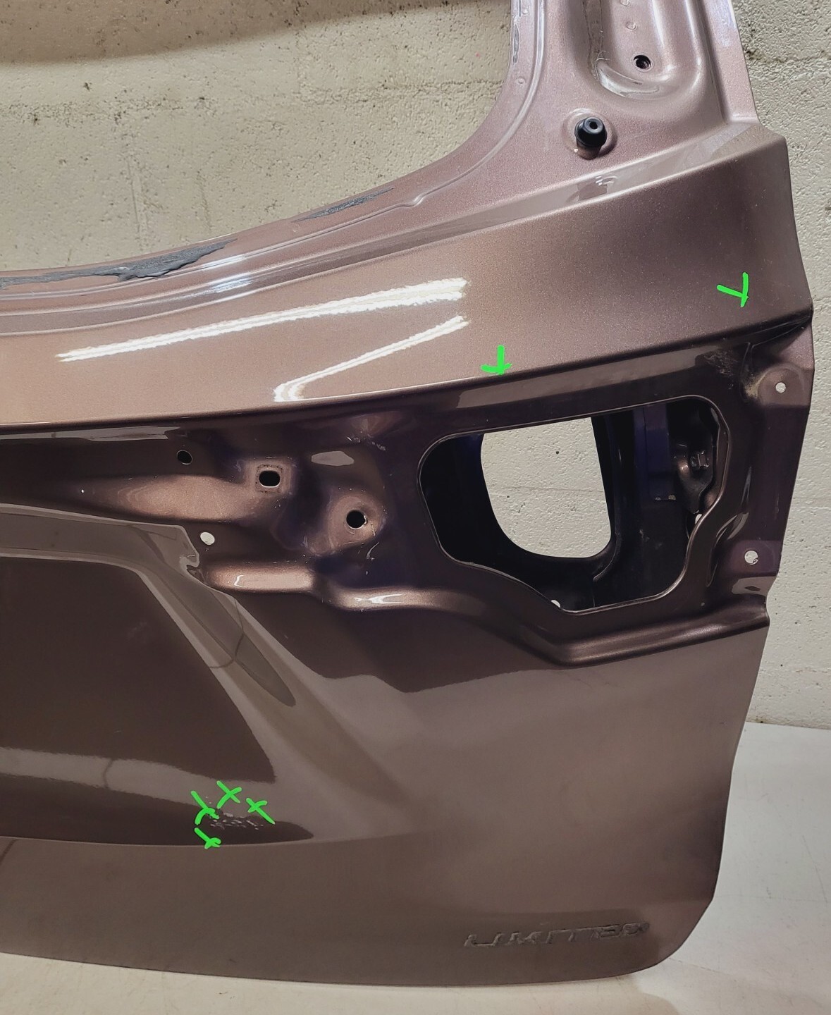 2014 2015 2016 2017 2018 2019 TOYOTA HIGHLANDER LIFTGATE LIMITED SHELL ...