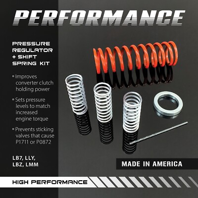 RATIOTEK, ALLISON 1000 PRESSURE REGULATOR SHIFT SPRING KIT- C,D & E ...