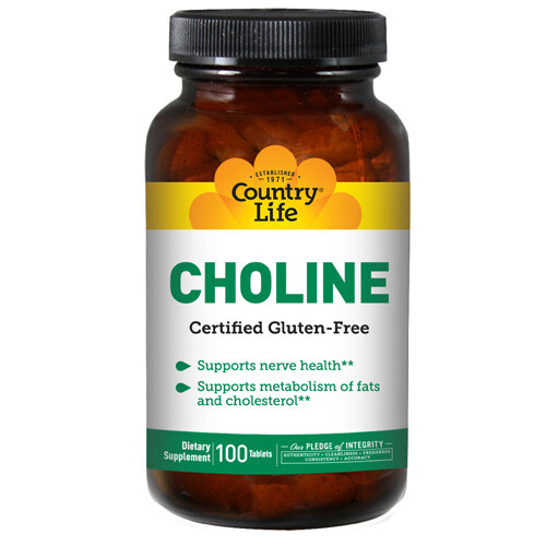 Choline 266 Mg 100 Tabs By Country Life 15794065104| eBay