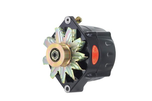 Powermaster 57297-104 GM 12si-Style Alternator Black Smooth Look 150 ...