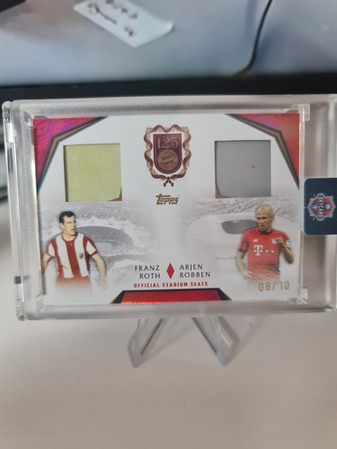 Topps 125 Jahre FC Bayern Franz Roth, Arjen Robben Stadium Patch /10 | eBay