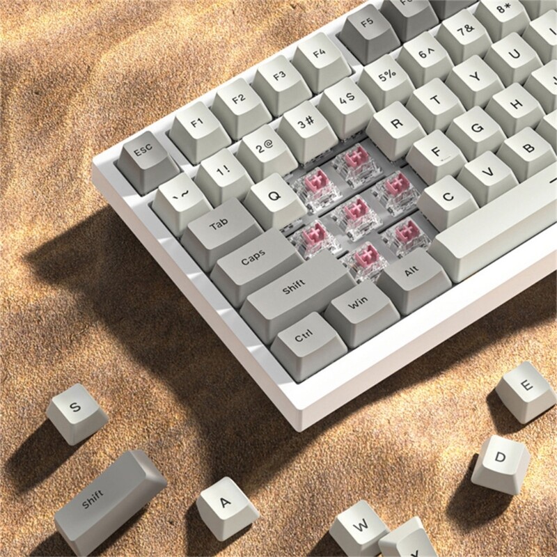 Gaming Keyboard with Rotatable Button Computer Keyboard Hot-Swappable ...