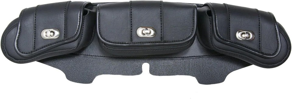 Windshield Bag PVC & 3 Pockets Batwing Fairing Windshield Bag ...