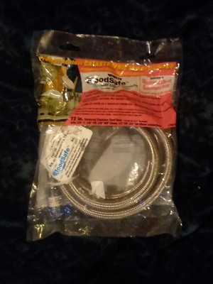 Watts Floodsafe Auto Shutoff Dishwasher Connector Kit 6ft Stainless ...