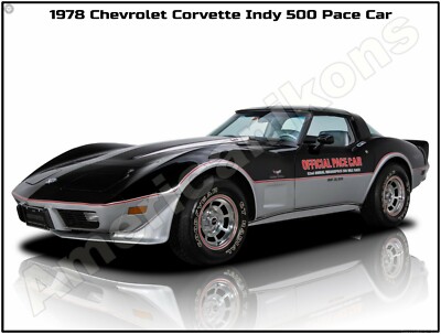 1978 Chevrolet Corvette Pace Car New Metal Sign: LARGE SIZE 12X16 Free ...