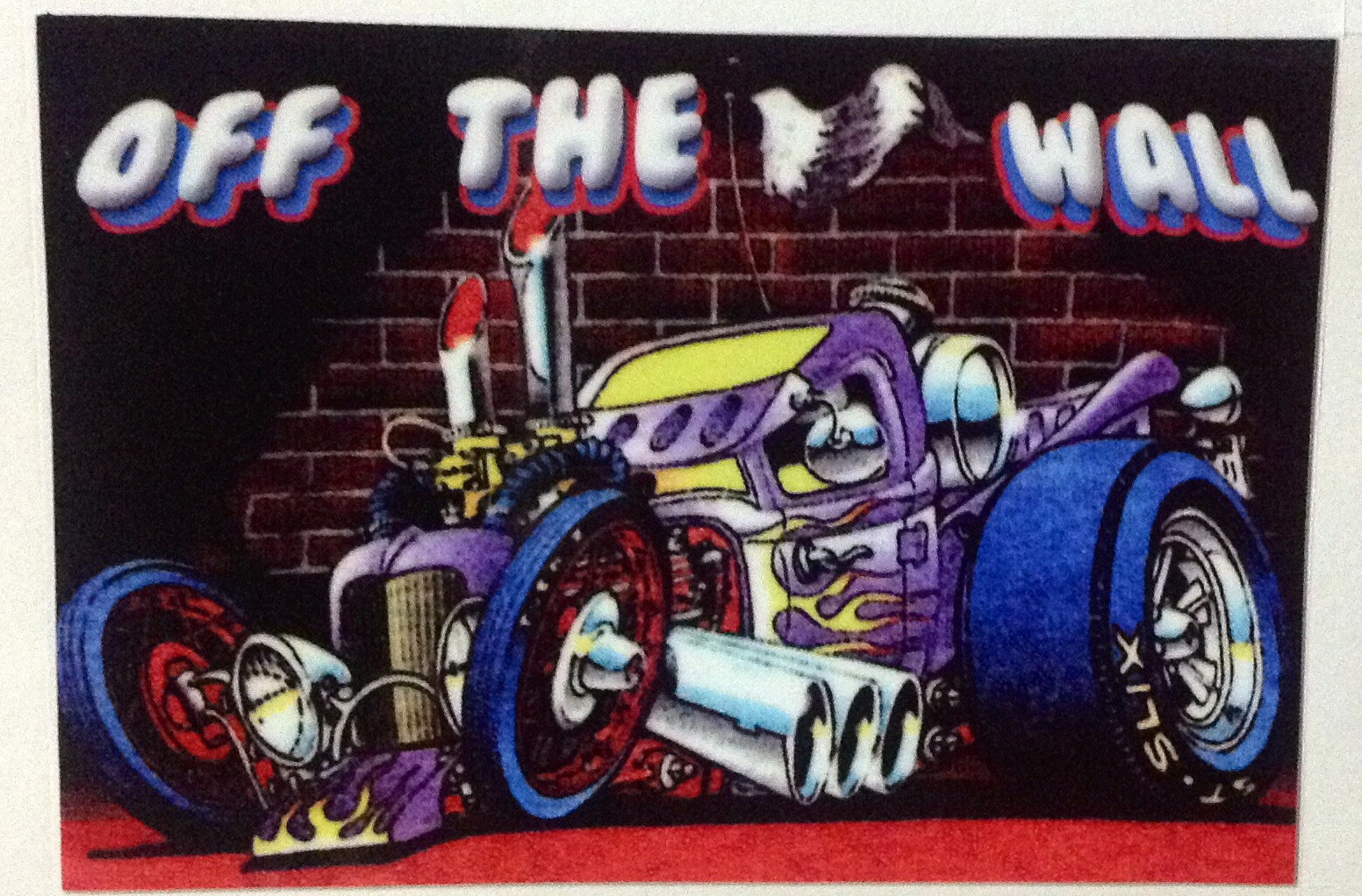 RAT ROD HOT ROD STREET ROD DECAL STICKER CHOPPER BOBBER OFF THE WALL | eBay