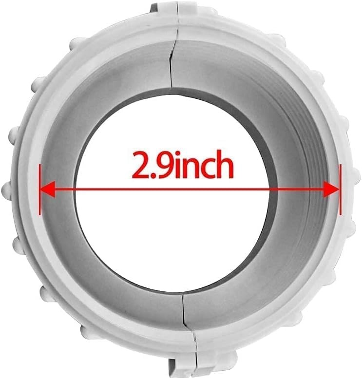 UCEDER 1pcs Spa Hot Tub Heater Split Nut Unions with Screw and 1 pcs ...