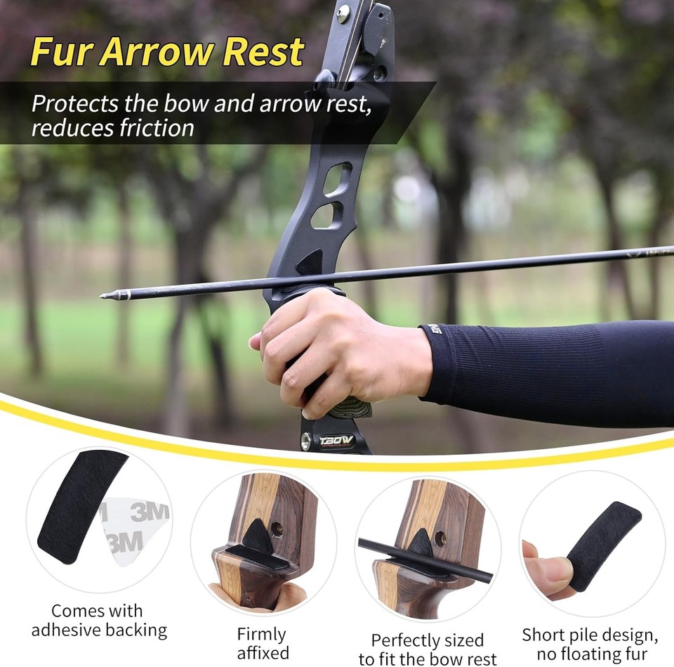 SPG Bow String Silencers for Recurve or Longbow - Set | eBay