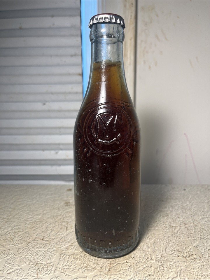 Full 6 1/2 Oz. Embossed Mint Cola Soda Bottle, Augusta GA. | eBay