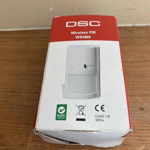 DSC WS4904 Wireless PIR Indoor Motion Detector Sensor, White | eBay