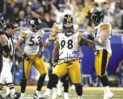 Signed 8x10 CASEY HAMPTON Pittsburgh Steelers photo w/ Show Ticket | eBay