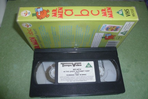 Mr Men - The Great Alphabet Hunt (VHS) TEMPO PRE-SCHOOL | eBay UK