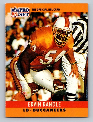 1990 Pro Set #315 Ervin Randle Tampa Bay Buccaneers | eBay