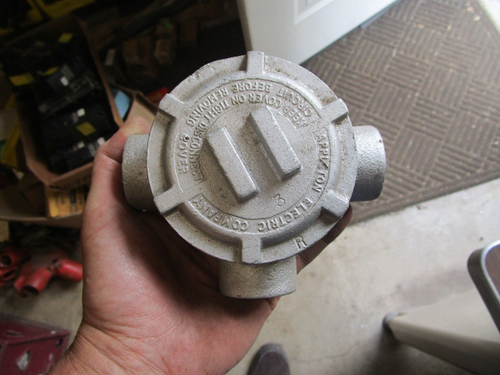 NOS Appleton GRT100 Explosion Proof Mall Iron Conduit Outlet Body 1" | eBay