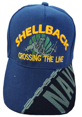 U.S. Navy Shellback, Crossing the line, Navy on bill, navy blue hat | eBay