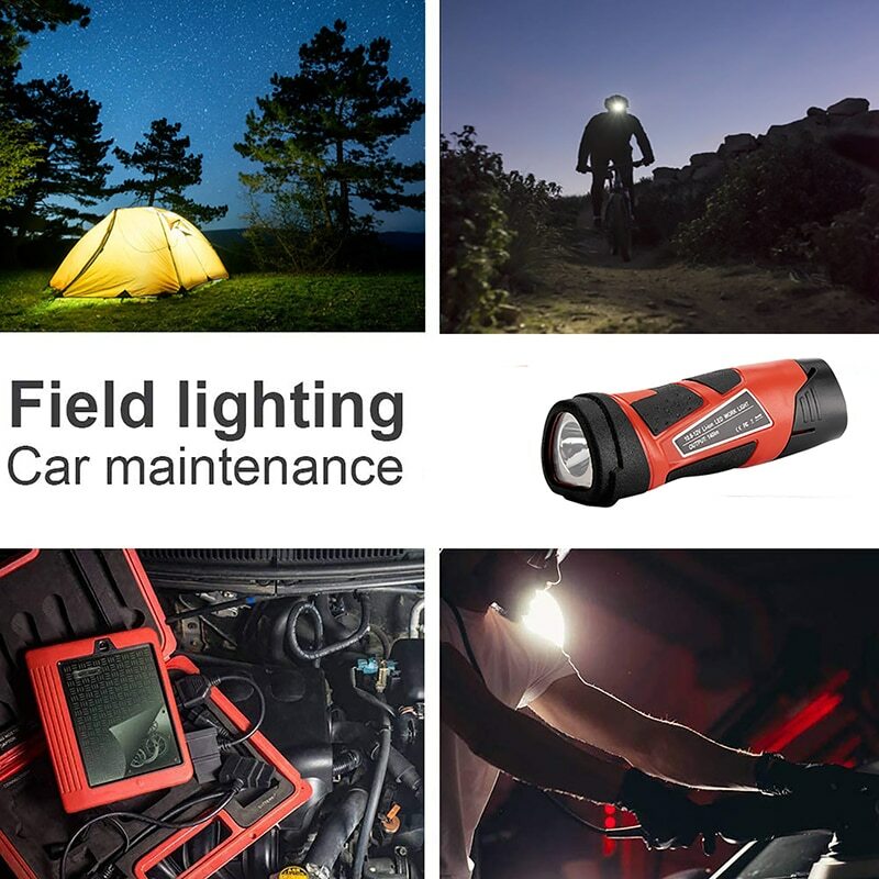 Flashlight For Milwaukee 12V LED Work Light Li-Ion Battery 140LM ...