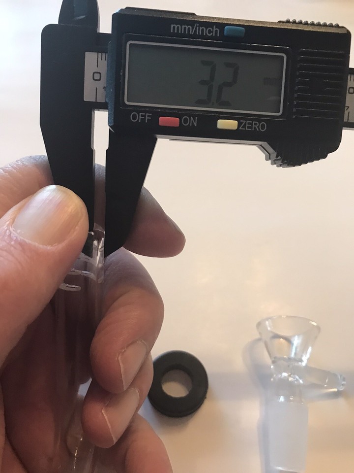 Curved Glass Downstem 14mm 90 Degree L Stem 3” Inch Bong Water Pipe ...